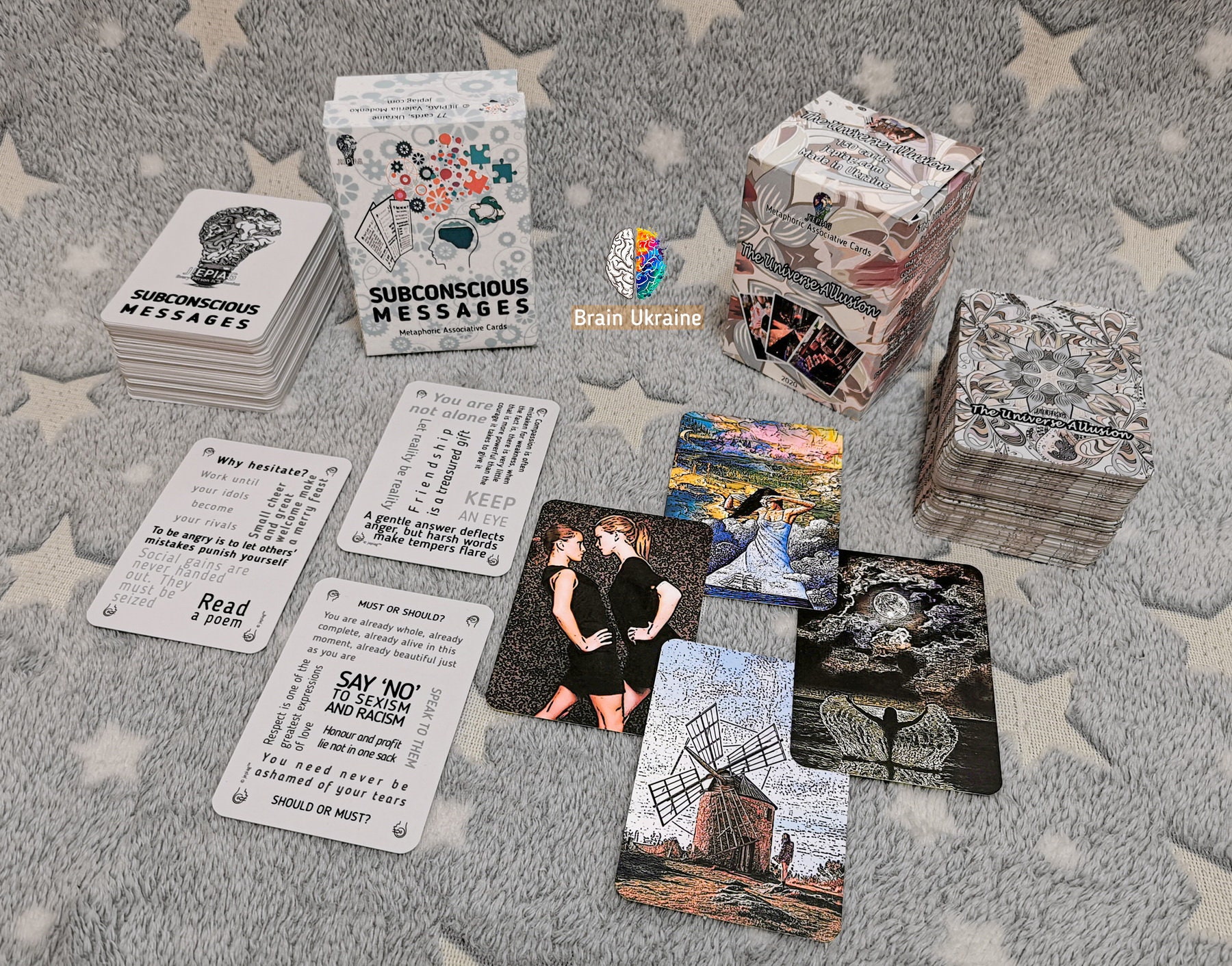 2 Decks of Metaphorical Associative Cards Oracle Psychology - Etsy UK