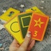ZENER CARDS Deck, Brand-new Design, 45 Cards, ESP Games, Psychology ...