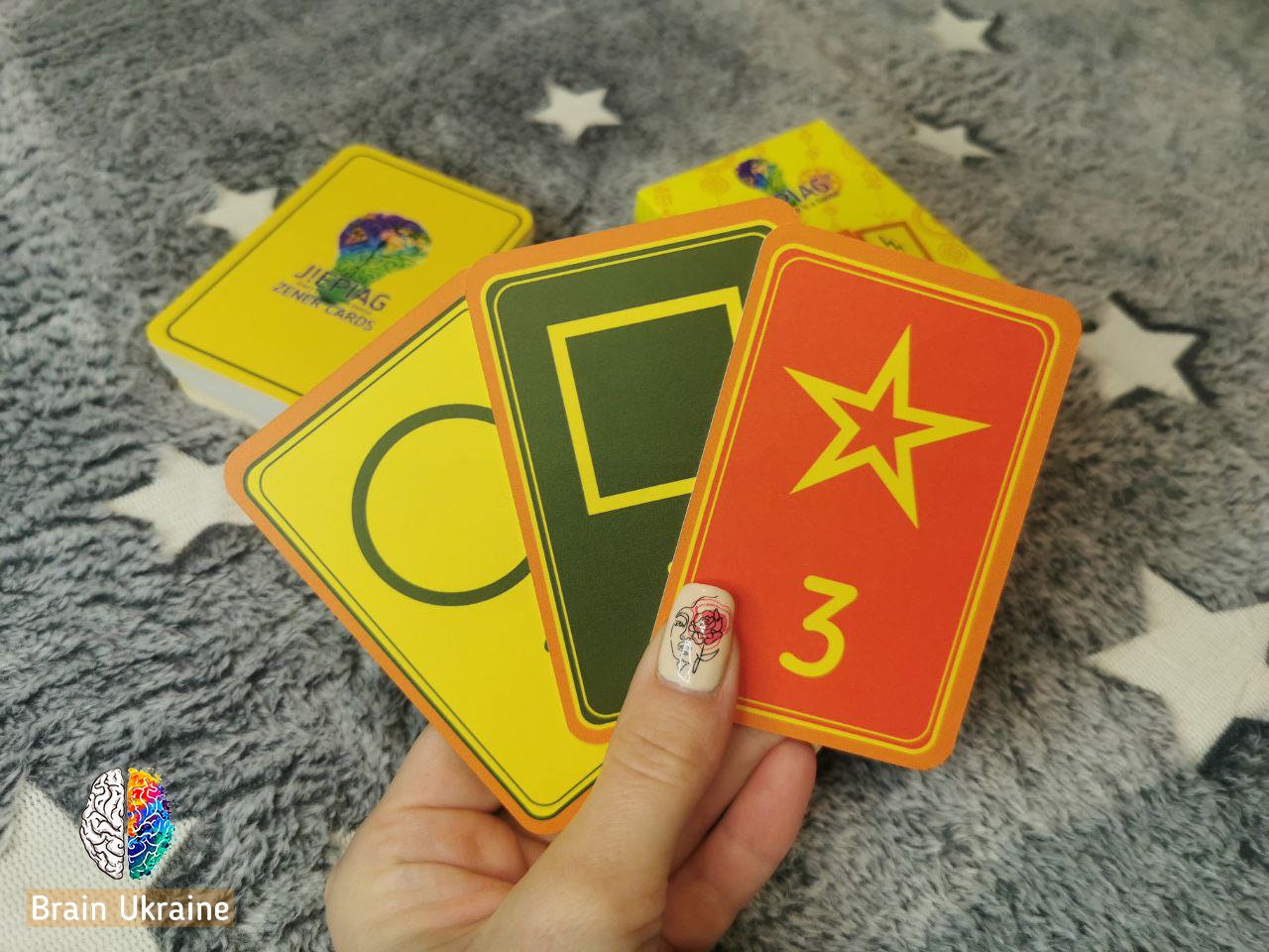 ZENER CARDS Deck, Brand-new Design, 45 Cards, ESP Games, Psychology ...