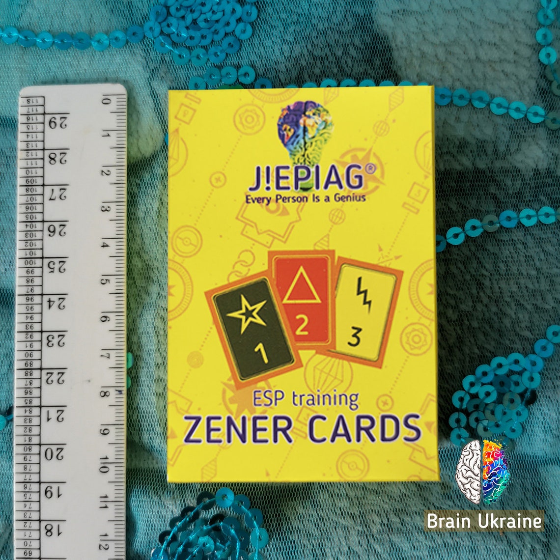 ZENER CARDS Deck, Brand-new Design, 45 Cards, ESP Games, Psychology ...
