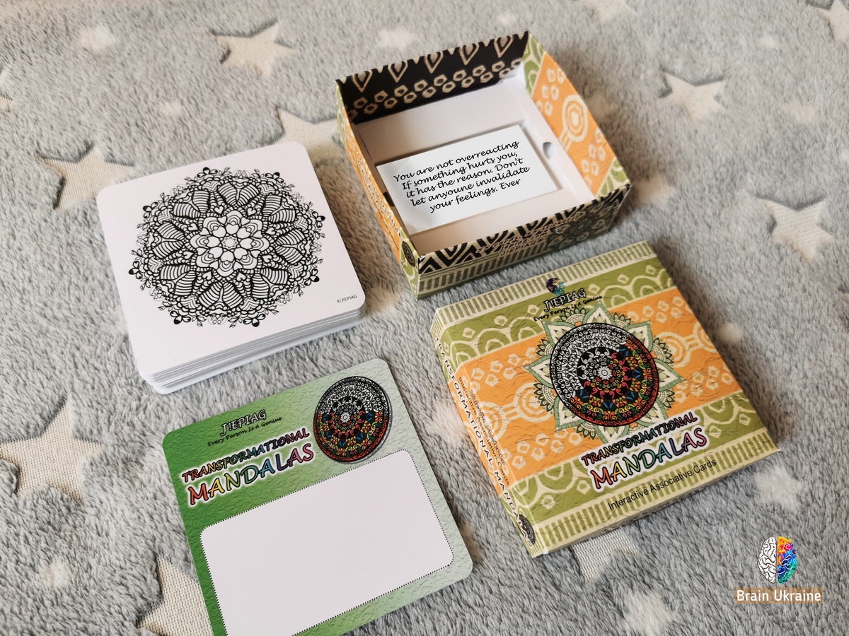Transformational Mandalas Interactive Associative Cards - Etsy