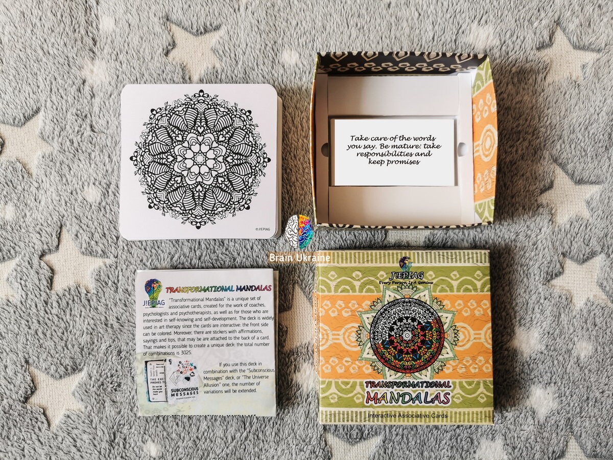 Transformational Mandalas Interactive Associative Cards - Etsy