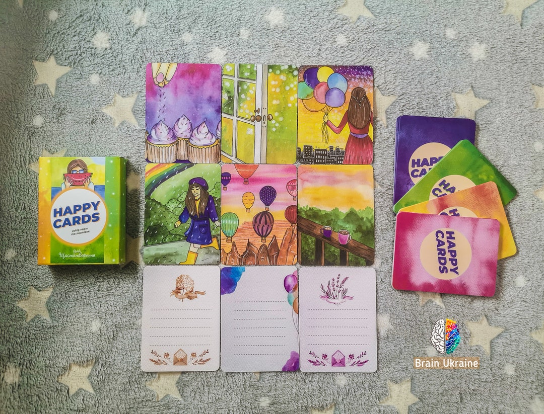 Metaphoric Associative Cards, HAPPY CARDS Deck, Psychology Tool ...