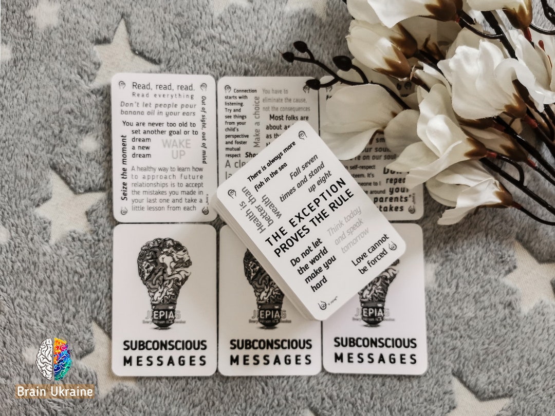 Metaphorical Associative Cards, Subconscious Messages Deck, Oracle ...