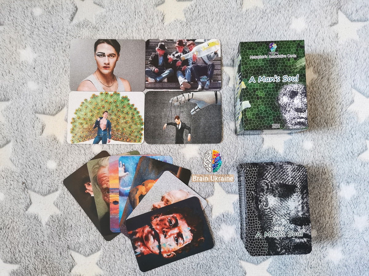 Metaphorical Associative Cards A Man's Soul for Him - Etsy