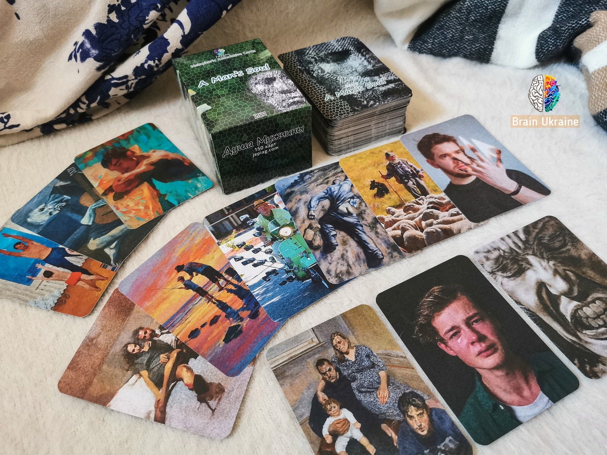 Metaphorical Associative Cards A Man's Soul for Him - Etsy