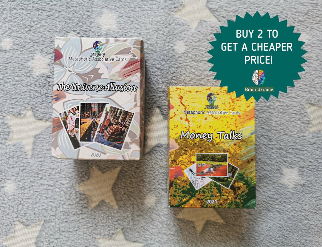SALE: 2 Decks of Metaphorical Associative Cards, Psychology Gift ...