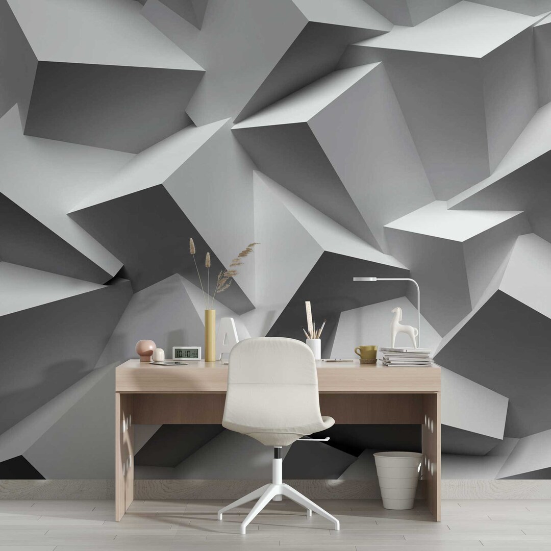 Visio Wallpaper - Peel and Stick Wallpaper - 3D Effect Wall Mural ...