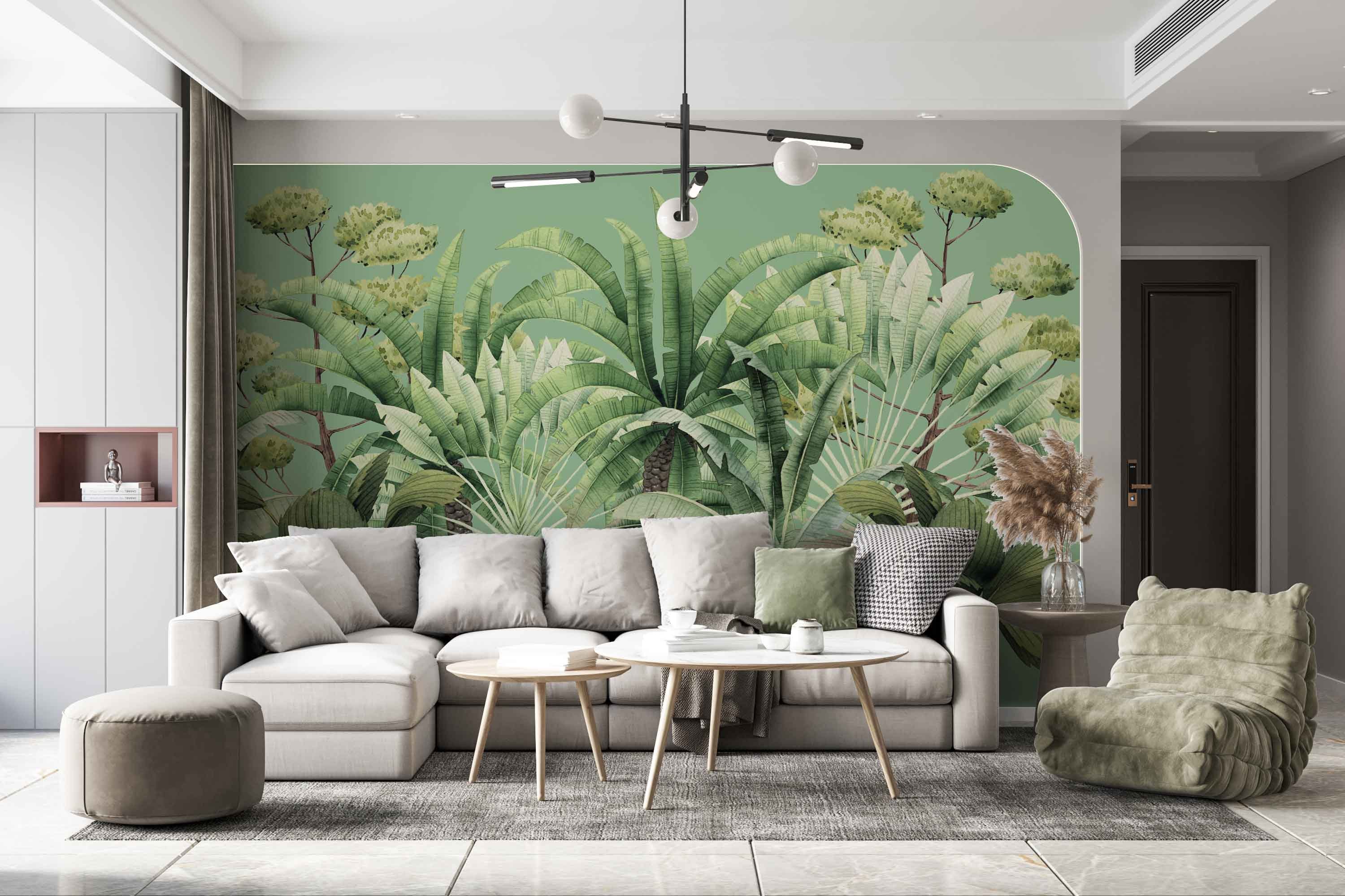 Tropical Decor Wallpaper - Trees Wallpaper - Tropical Landscape - WIV ...