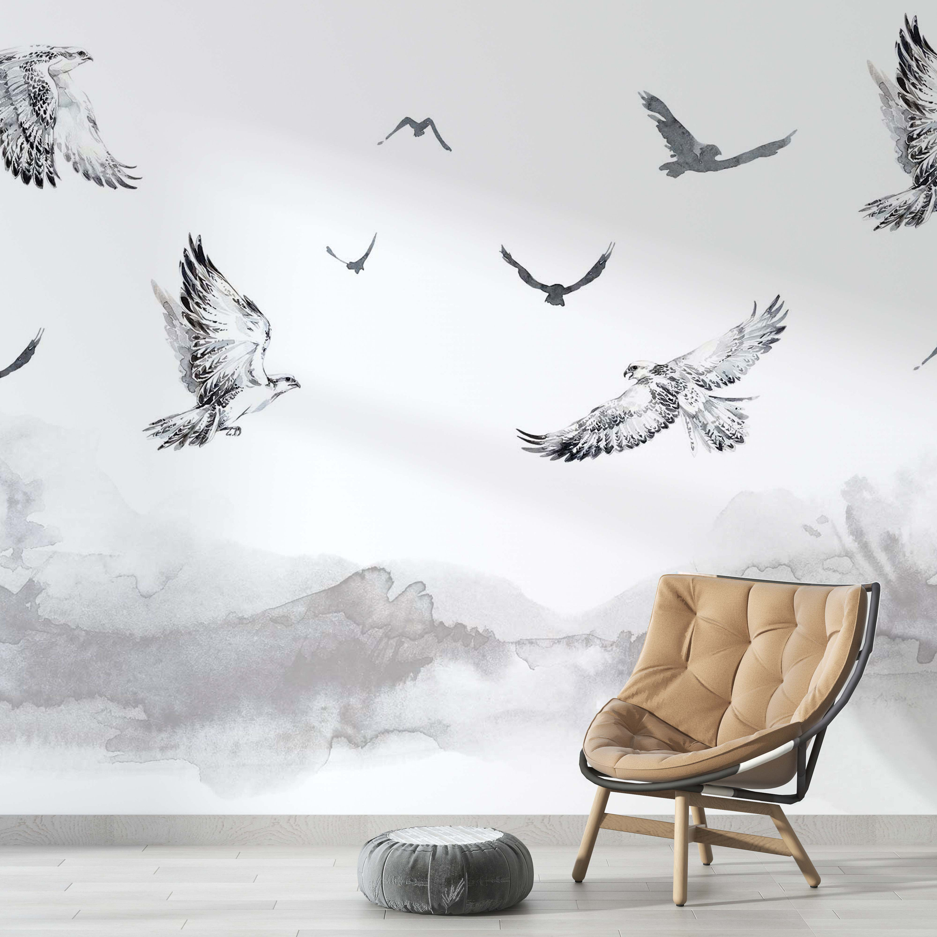 Birds Flying Wall Decal