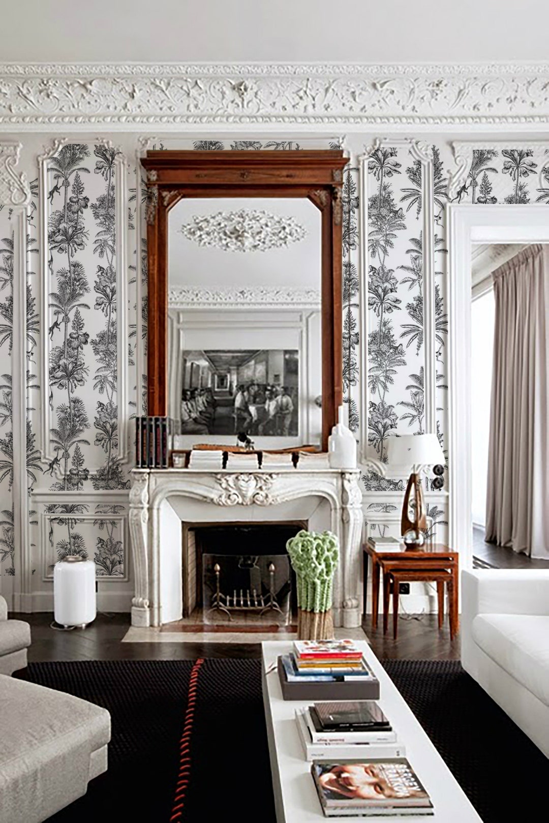 French Toiles Wallpaper - Countryside Wallpaper - Toiles De Jouy ...