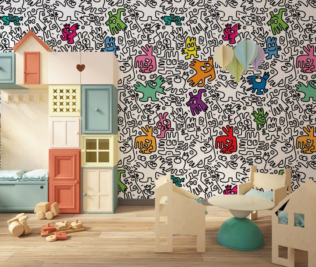 Art Wallpaper Kids - Fun Wallpaper for Kids - Colorful Wallpaper Kids ...