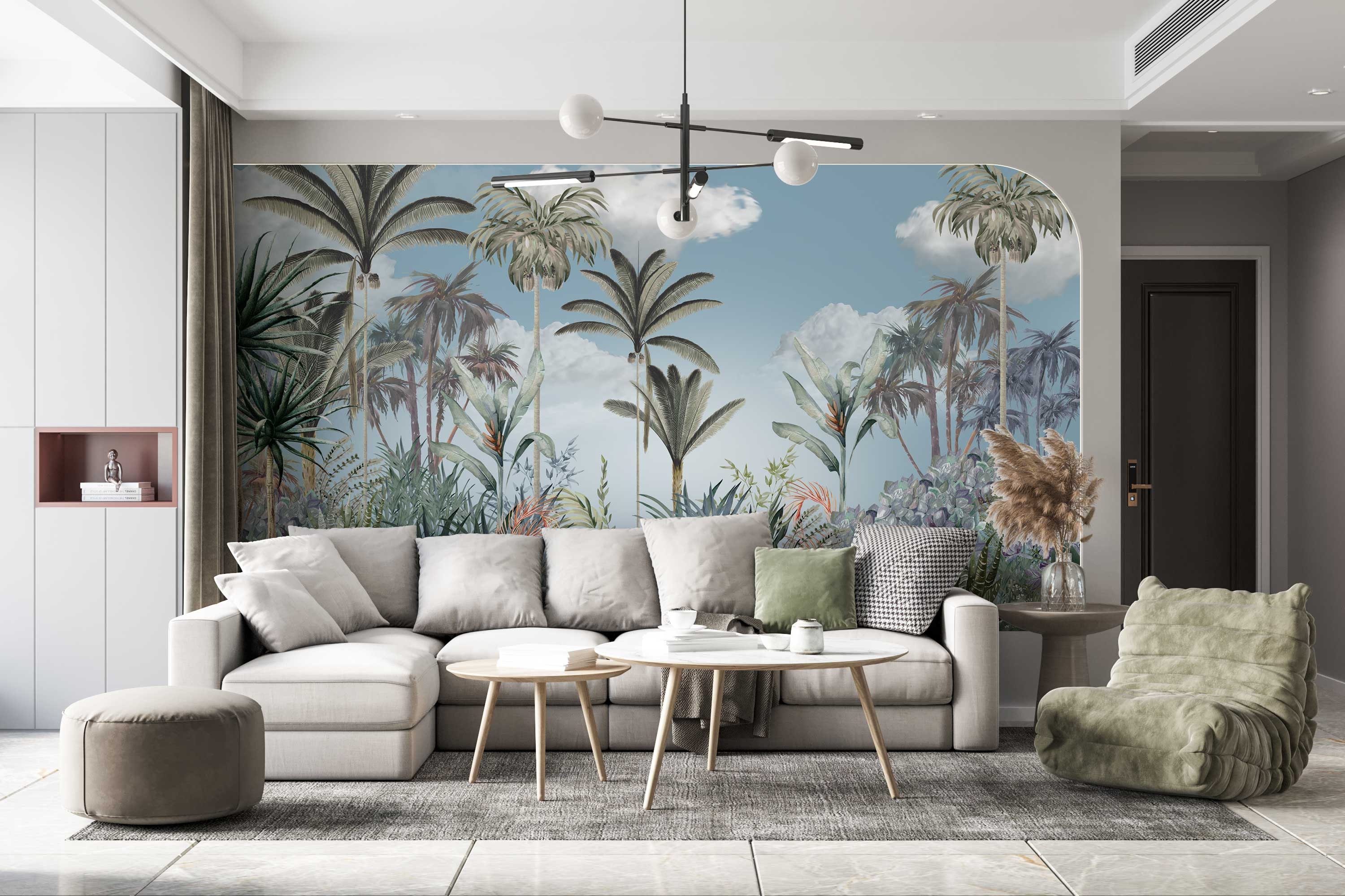 Tropical Decor tropical Wallpaper-boho Tropical-vintage - Etsy UK