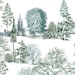 French Forest Wallpaper French Riviera Trees Wall Mural - Etsy