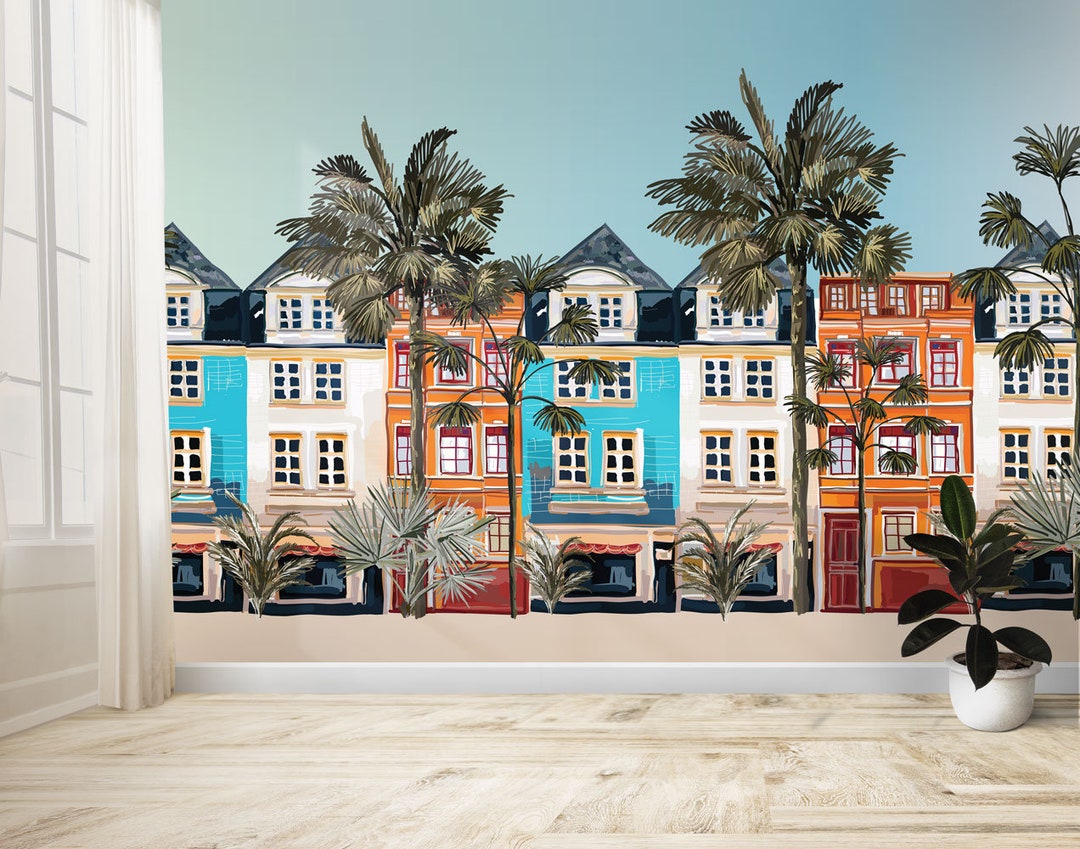 Little House Wallpaper - Kids Room Wallpaper - Playroom Wallpaper ...