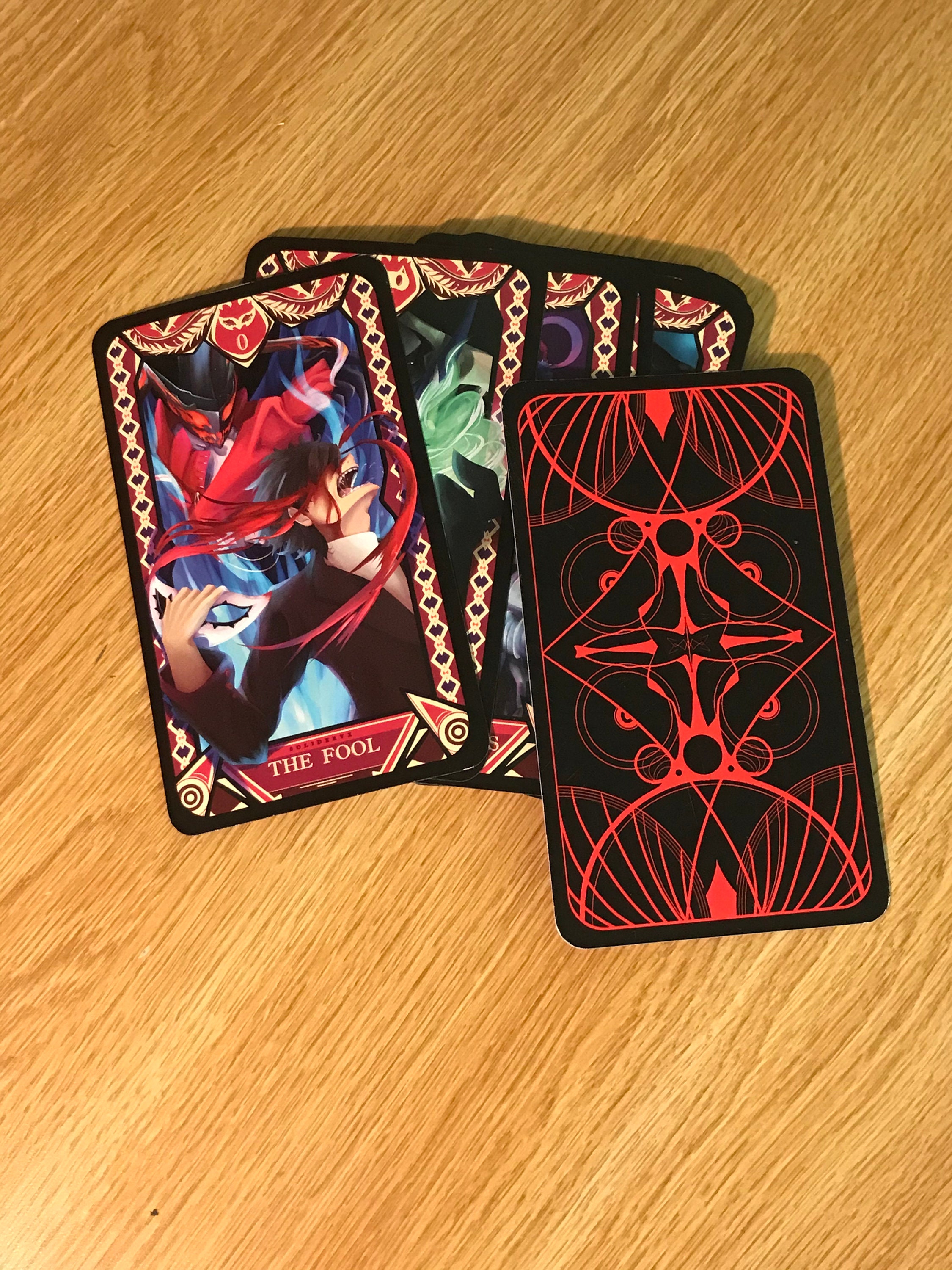 Persona 5 Tarot Deck ion Chock Full E Zine Frame Store