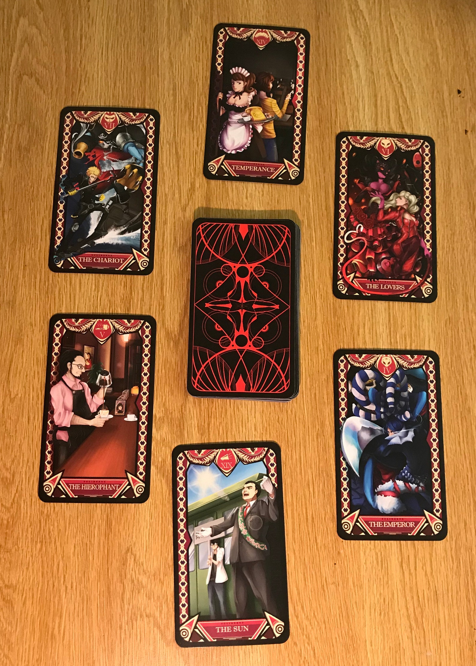 Persona 5 Custom Tarot Cards - Etsy