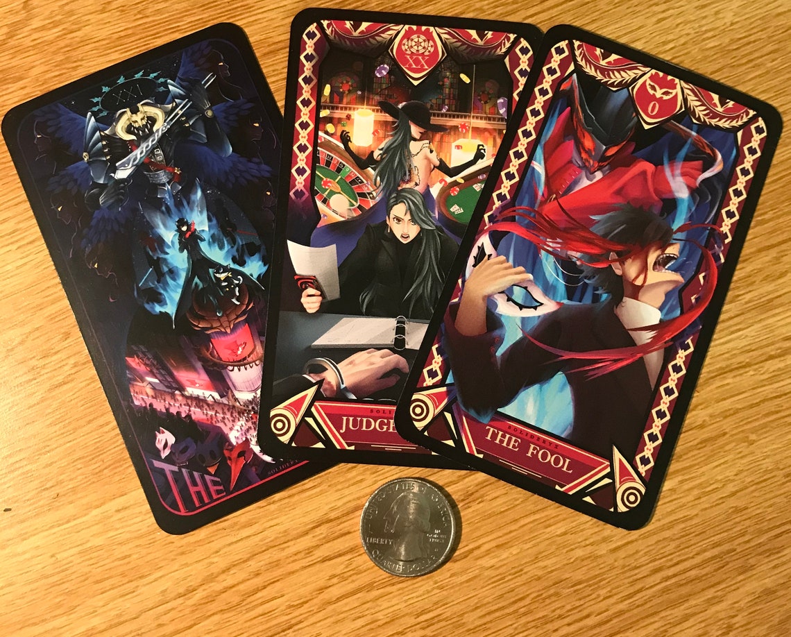 Persona 5 Custom Tarot Cards - Etsy