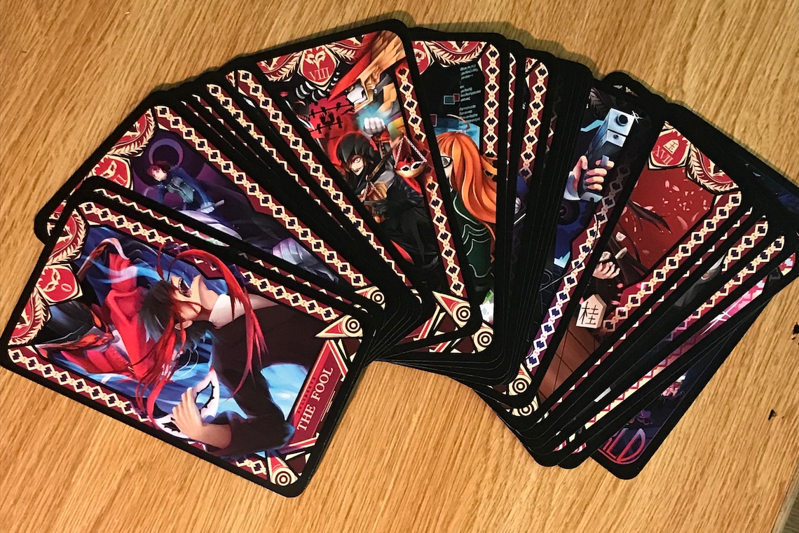 Persona 5 Custom Tarot Cards - Etsy