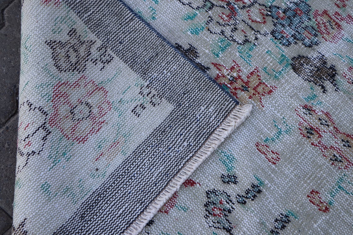 Floral rug large rug vintage rug boho rug decorative rug | Etsy