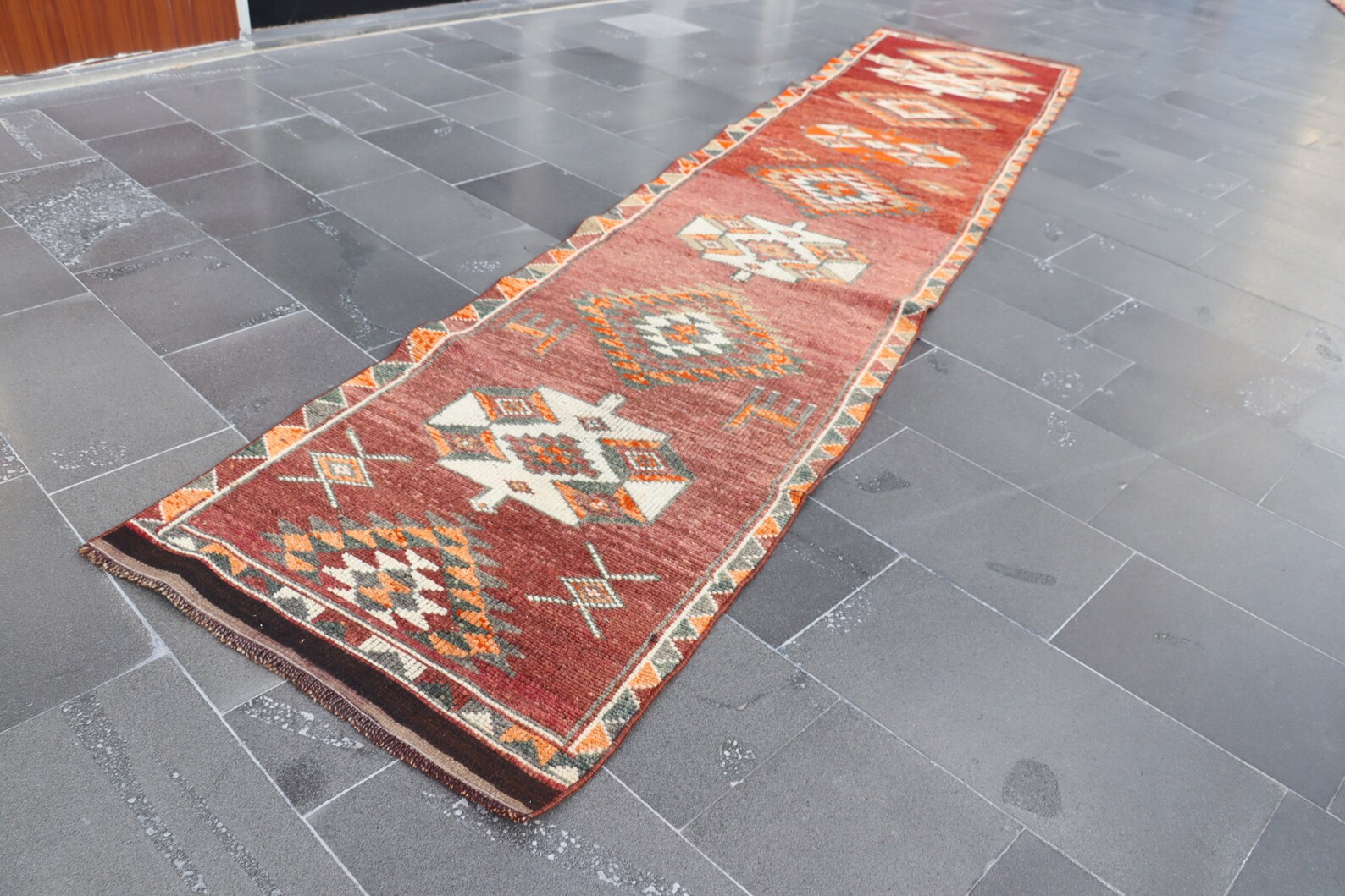 Red Runner Rug Hallway Rug Ethnic Rug Boho Rug Vintage - Etsy