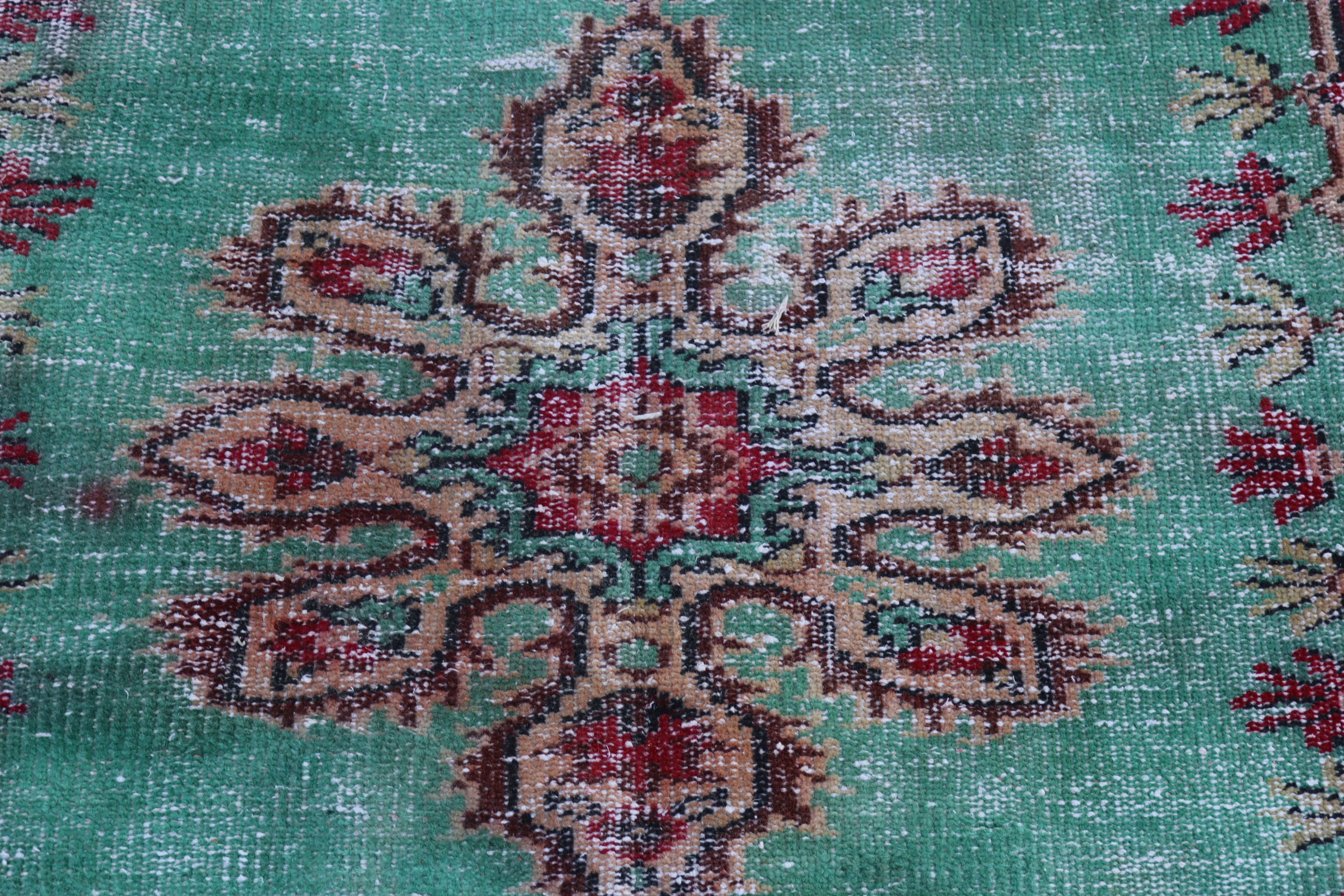 Red Turkish Rug Oushak Rug Vintage Rug Boho Decor Rug Area - Etsy