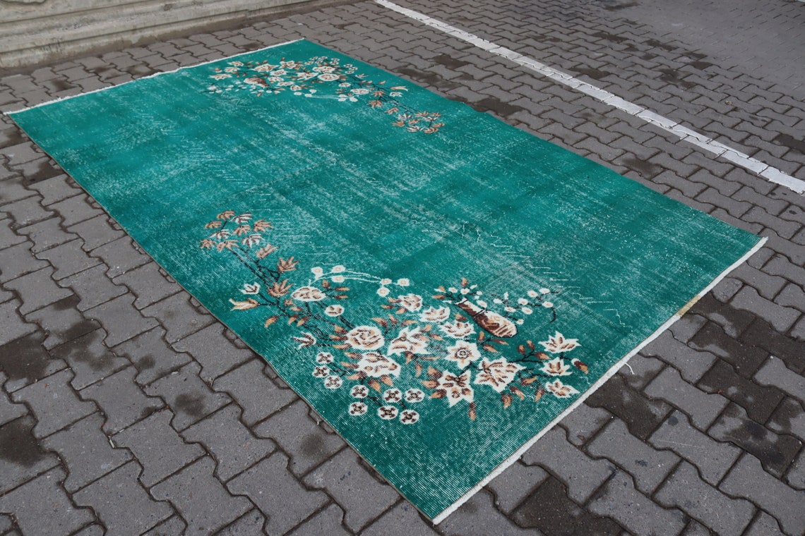 Large Area Rug Turkish Rug Handmade Rug Vintage Rug - Etsy