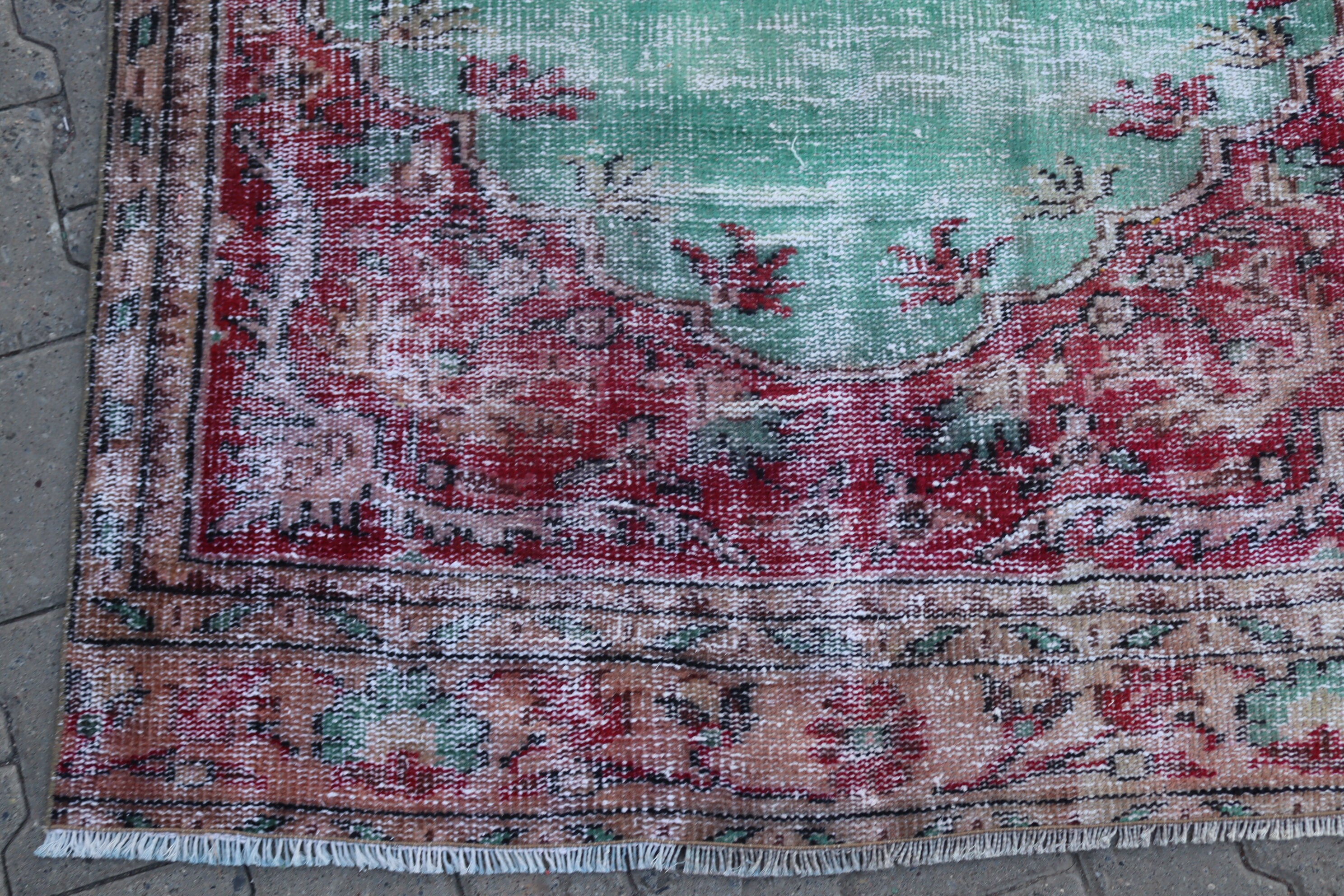 Red Turkish Rug Oushak Rug Vintage Rug Boho Decor Rug Area | Etsy