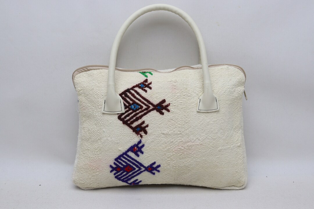 Turkish Bag, Boho Bag, Wool Handmade Kilim Bag, Bohemian Bag, Ethnic ...