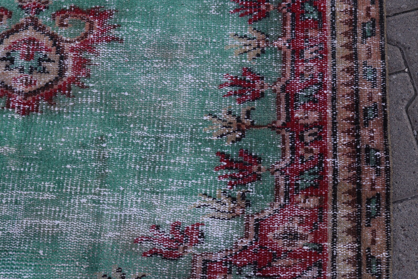 Red Turkish Rug Oushak Rug Vintage Rug Boho Decor Rug Area - Etsy