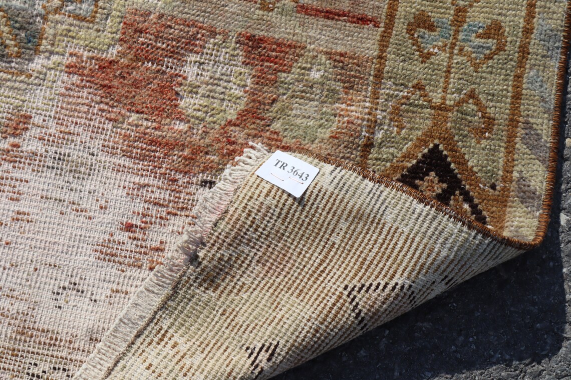 Turkish Wool Runner Vintage Floor Rug Hallway Oriental Rug - Etsy