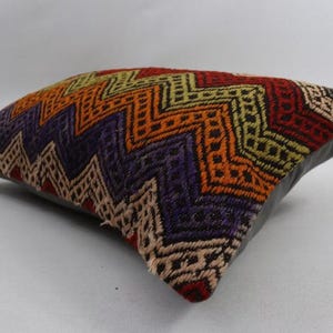 Decorative Kilim Pillow, Lumbar Kilim Pillow, Handmade Vintage Kilim ...