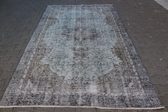 Oversize Area Rug Turkish Faded Rug Vintage Rug Bohemian | Etsy