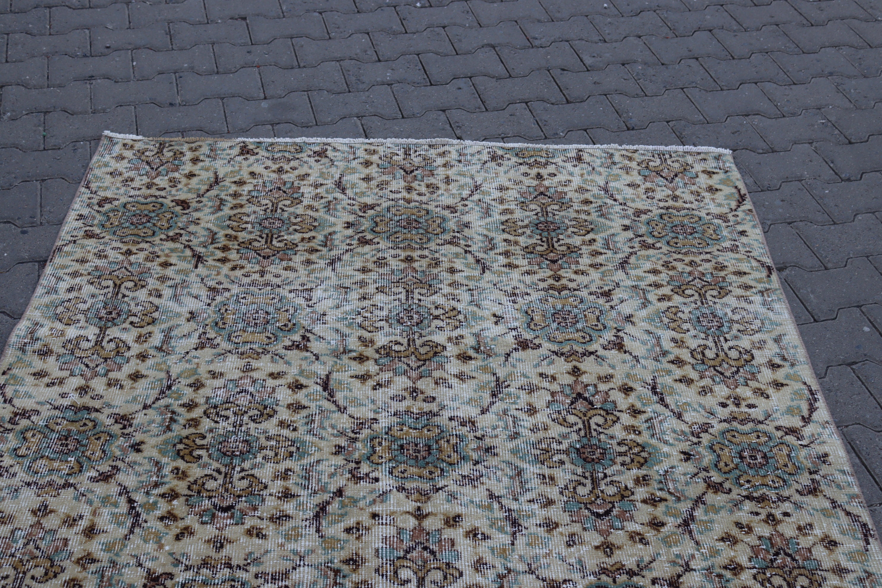 Large Area rug Turkish handmade rug Vintage rug Bohemian | Etsy