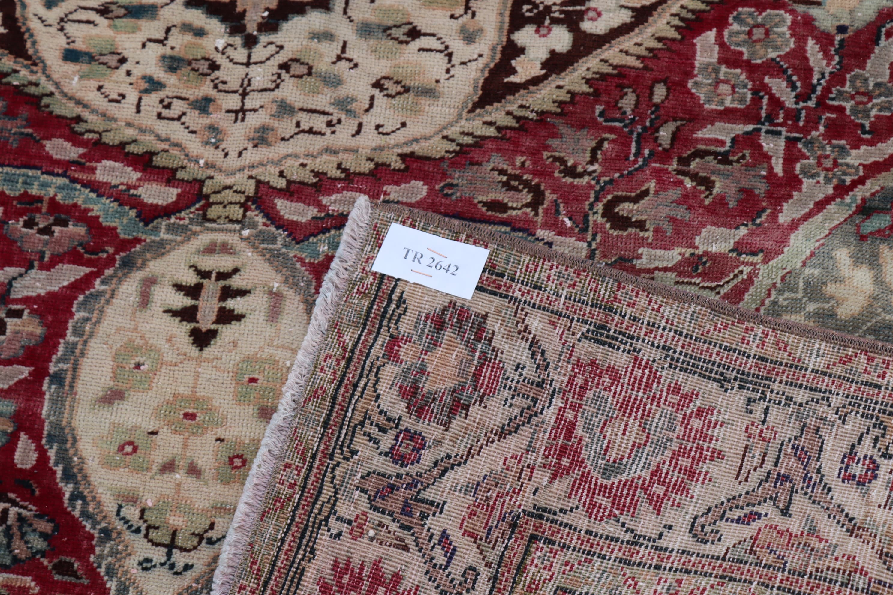 Turkish area rug Vintage red rug Handmade small rug | Etsy