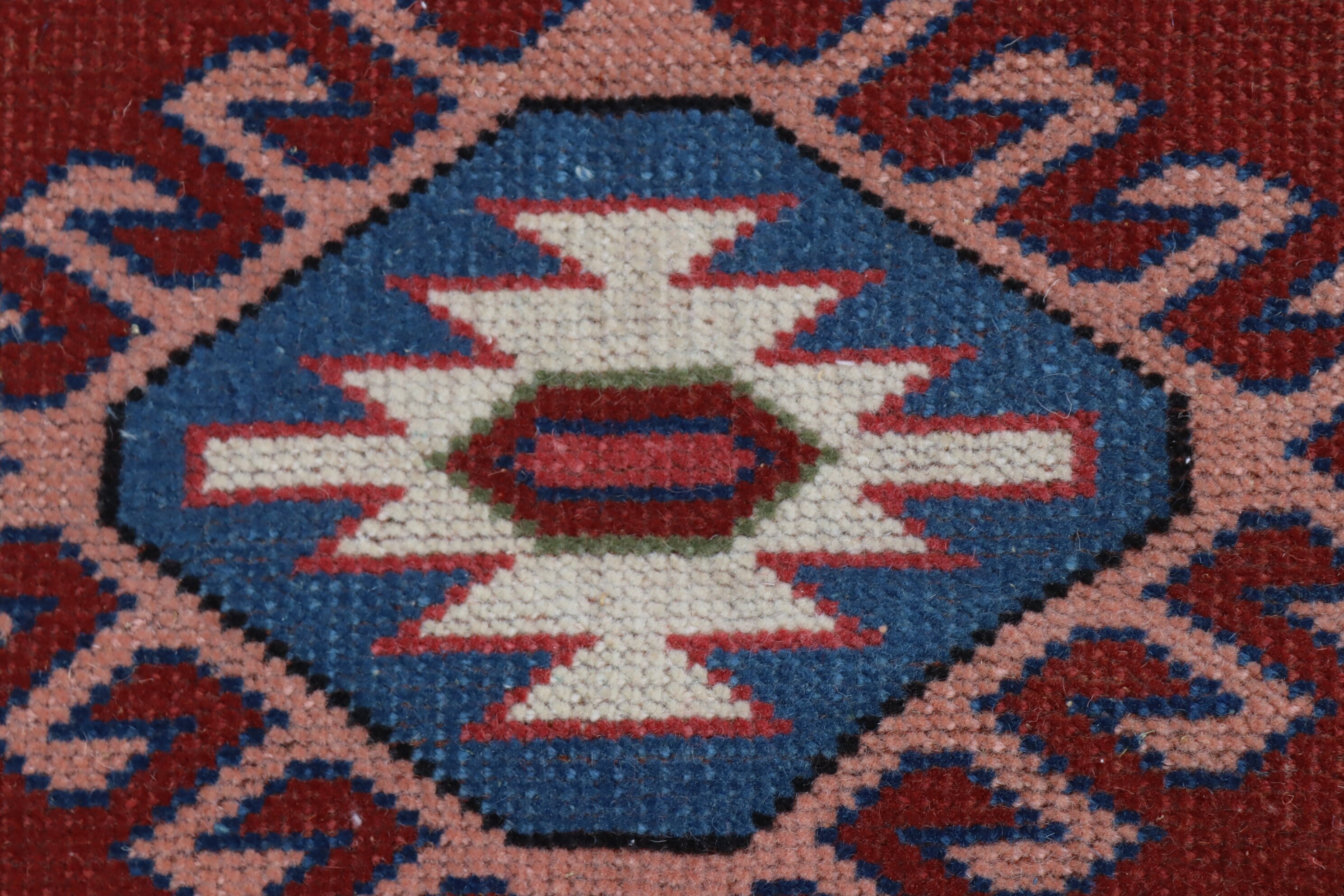 Red Small Rug Vintage Doormat Rug Handmade Area Rug Boho | Etsy