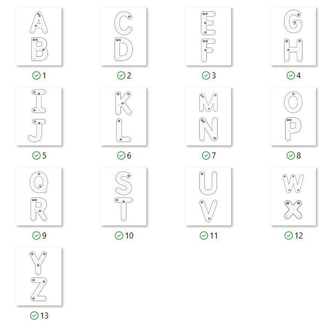 A-Z Tracing Alphabet Letters | Toddler Activities | Toddler Learning ...