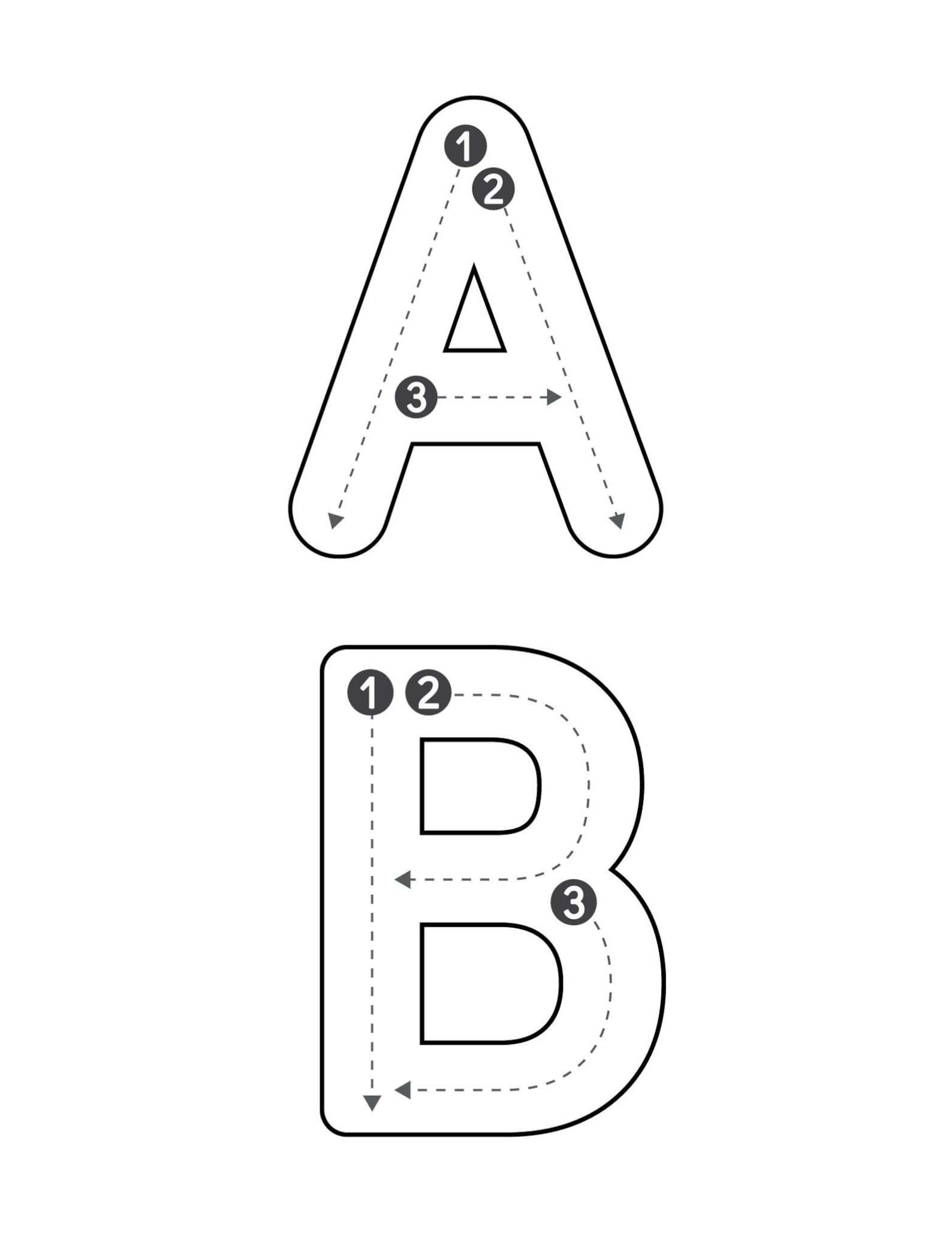 A-Z Tracing Alphabet Letters | Toddler Activities | Toddler Learning ...