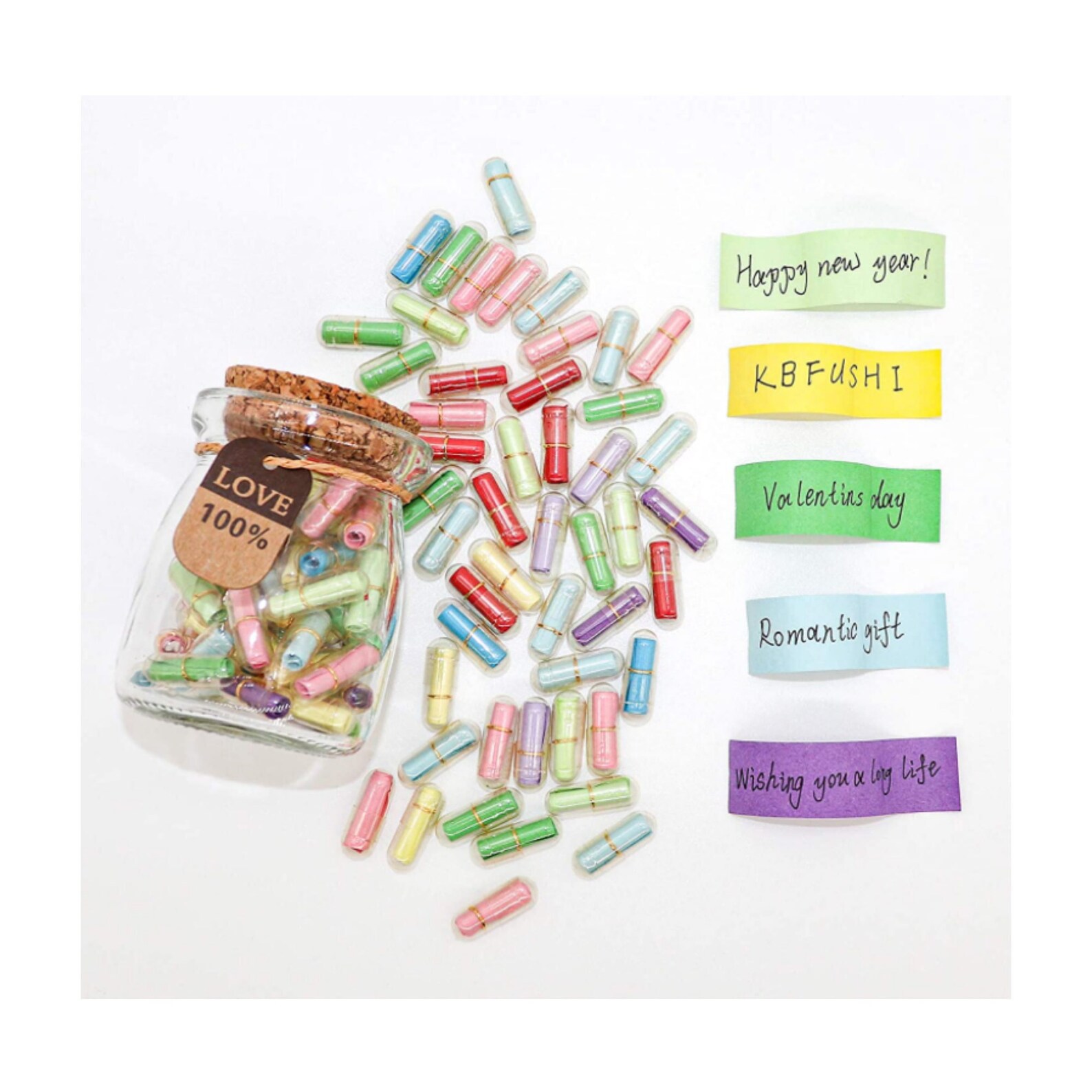 130 Wish Pills Capsule Message in a Bottle Personal Notes - Etsy