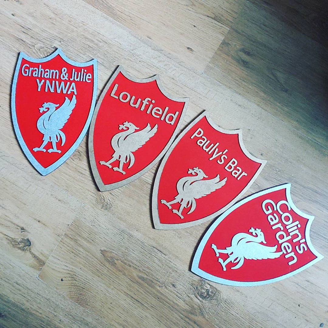 LFC Football Shield Plaques - Etsy UK