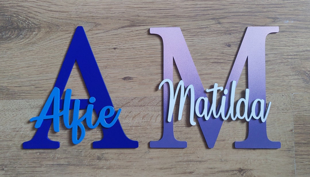 Personalised Name Door Sign Bedroom Decor - Etsy UK
