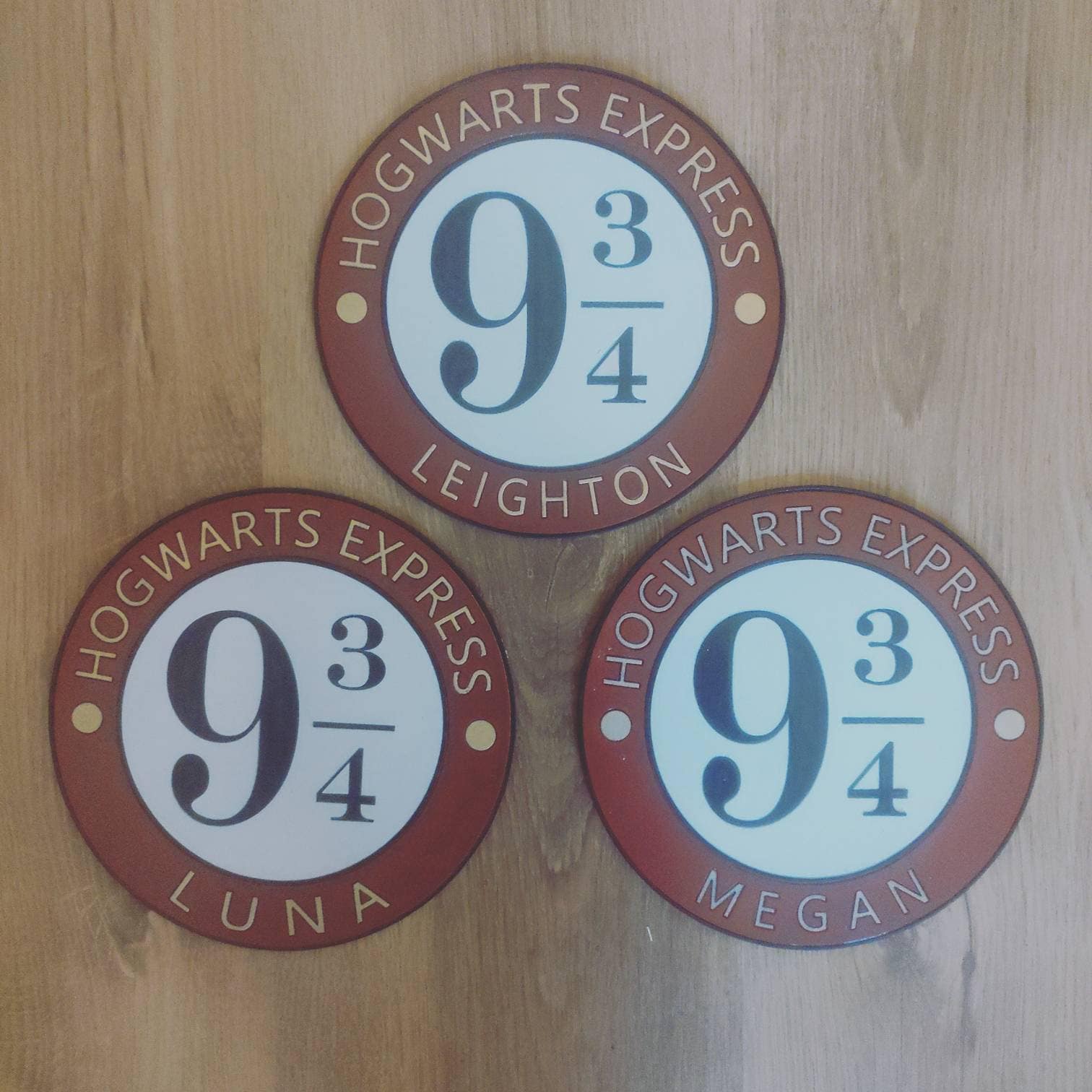 Hogwarts Express Personalised Name Plaques Harry Potter Bedroom Door or ...