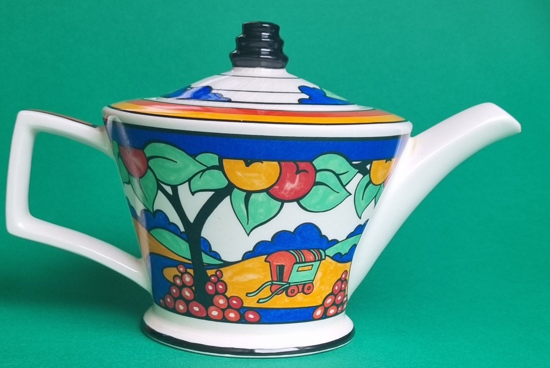 The Farmhouse Vintage Sadler's Art Deco Inspired Trapeze Shape and in ...