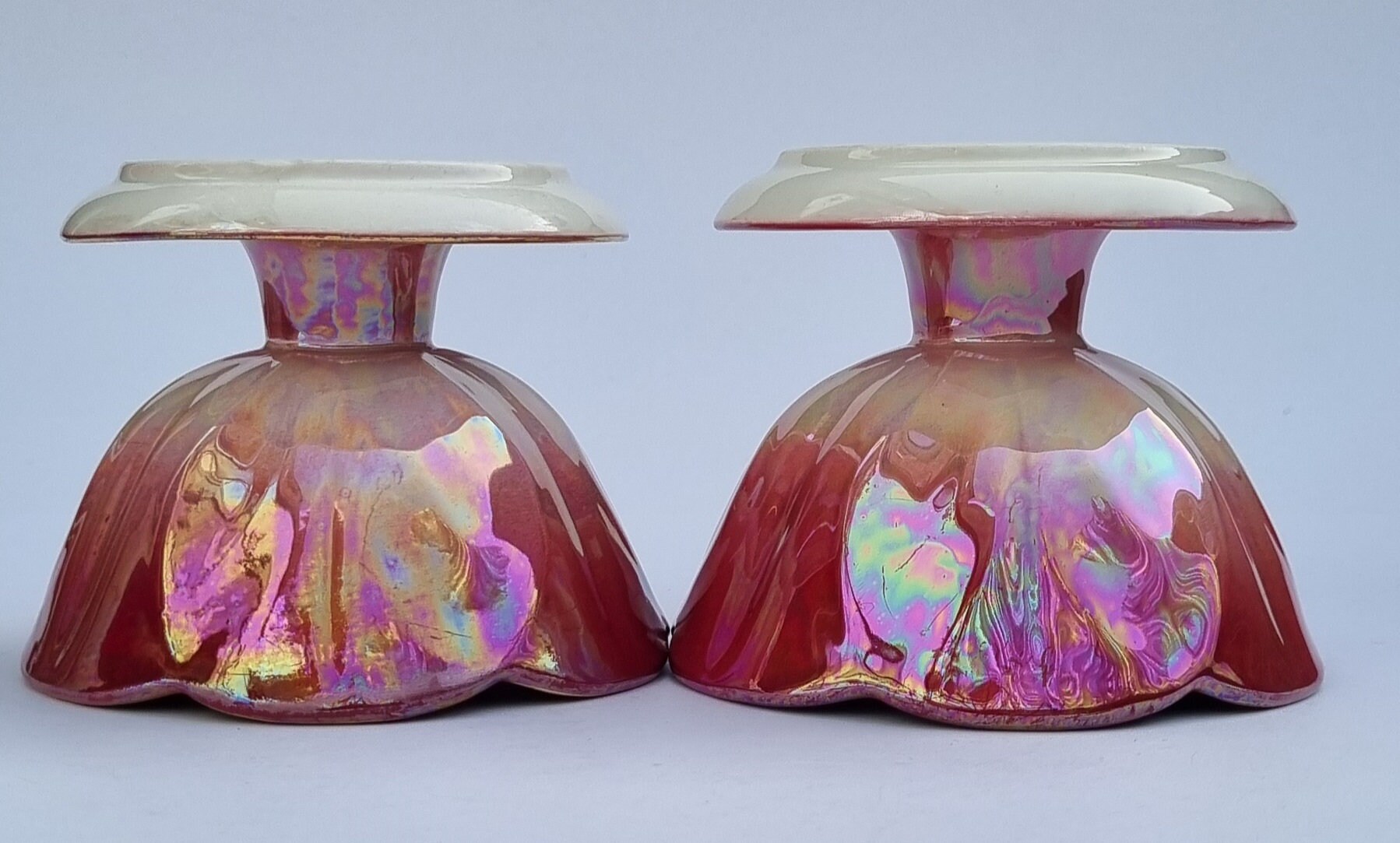 Vintage Beswick Cabbage Leaf Sundae/dessert Lusterware Dishes - Etsy UK