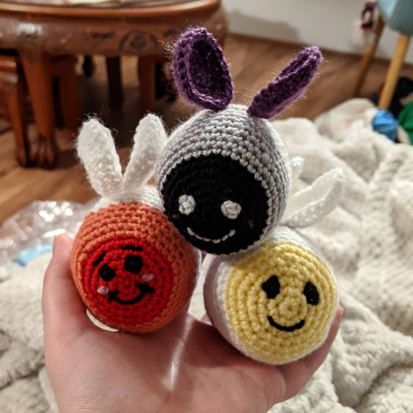 Pride Flag Bee Plush All Flags Available Amigurumi - Etsy Australia