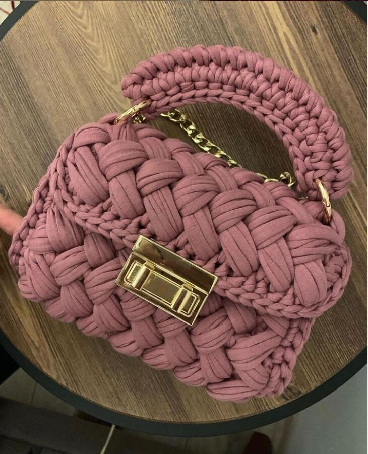 Knitted Bag Gift for Her Luxury Fashion Handmade Bag for Women - Etsy