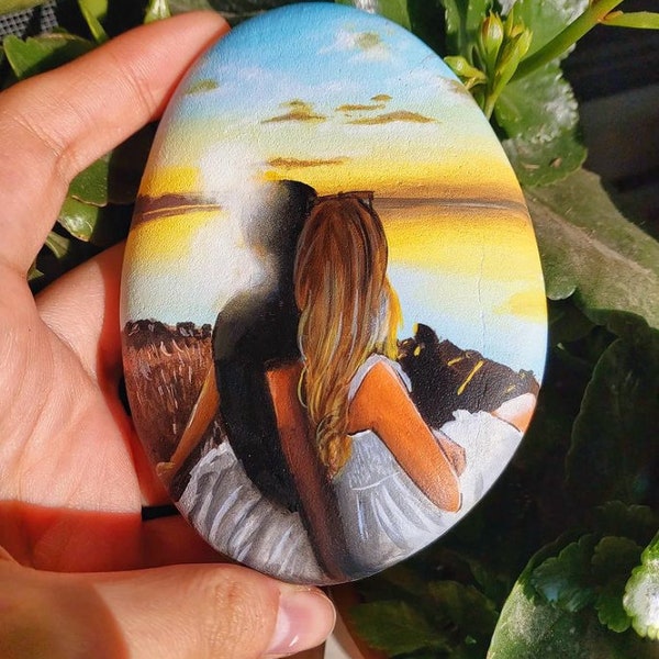 Beach Stone Art - Etsy