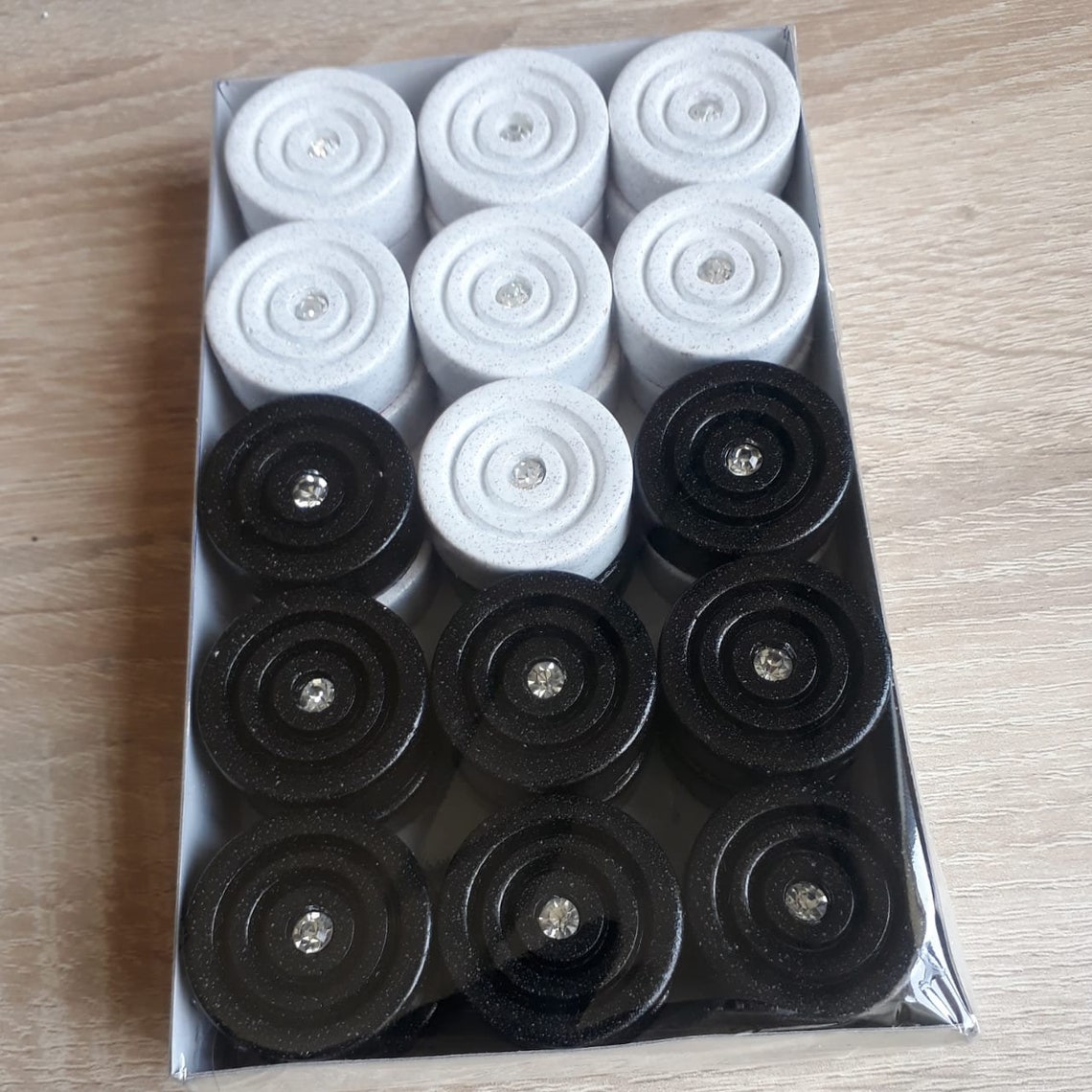 Handmade Luxury MARBLE Backgammon and Checkers Pieces Chips MARBLE ...