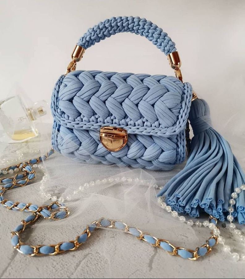Knitted Bag Gift for Her Luxury Fashion Handmade Bag for Women - Etsy