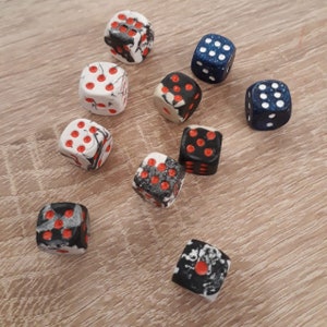 Luxury Handmade MARBLE Backgammon and Checkers Pieces Chips Marble ...